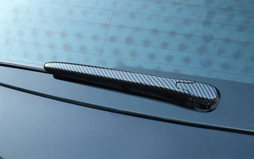 Carbon Fiber Rear Window Rain Wiper Cover Trim 2pcs For Benz GLE GLS ...
