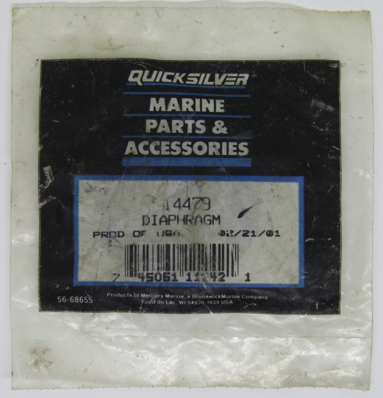 New Quicksilver Mercury Marine Boat OEM Diaphragm Part No. 14479 | eBay