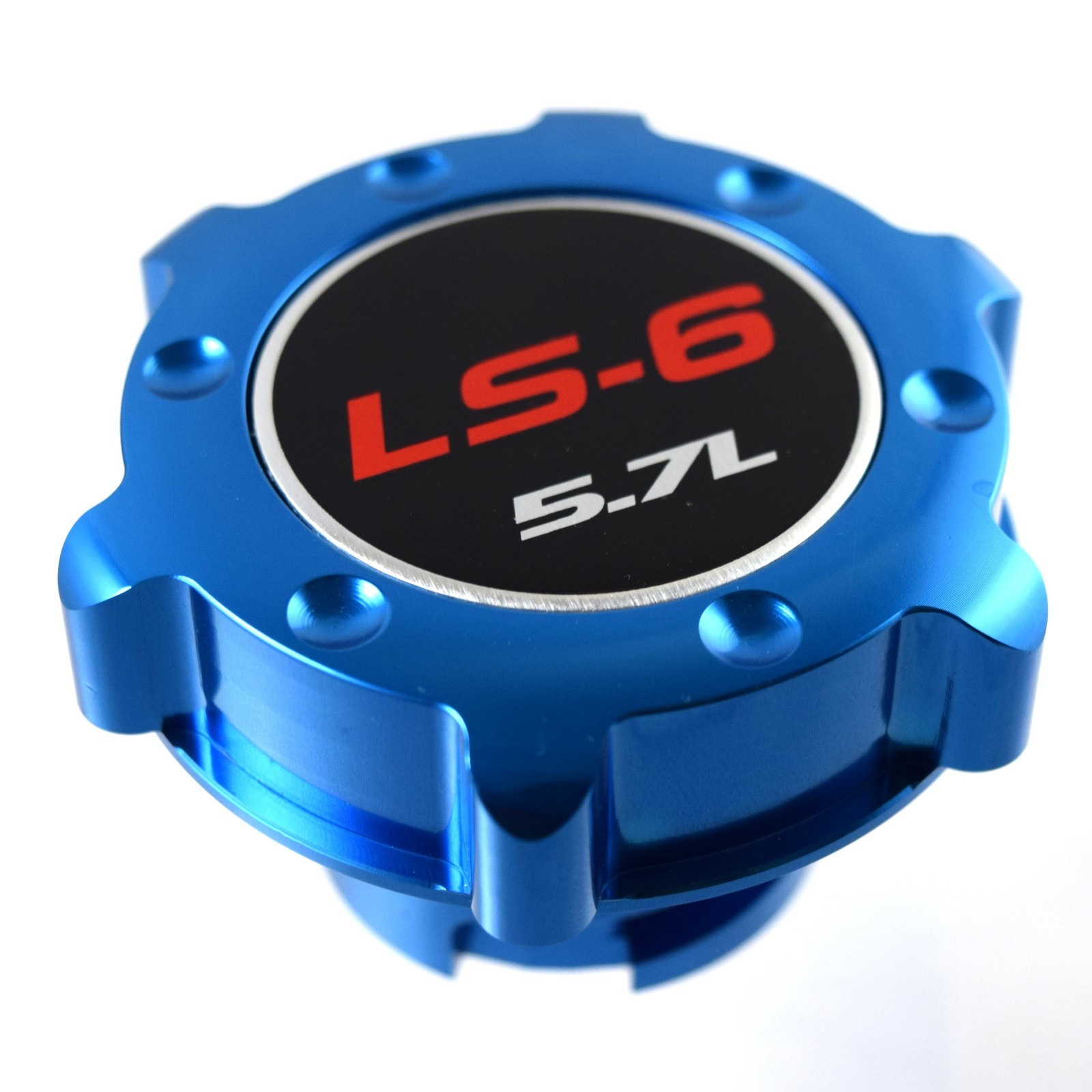 Racing Billet Aluminum Blue Anodized Oil Cap Filler LS6 Engine LS-6 5 ...
