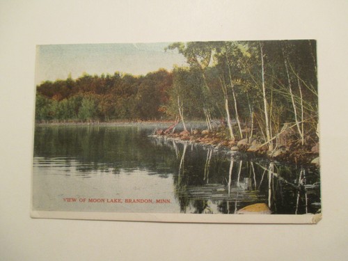 Brandon Minnesota View of Moon Lake MN Postcard | eBay