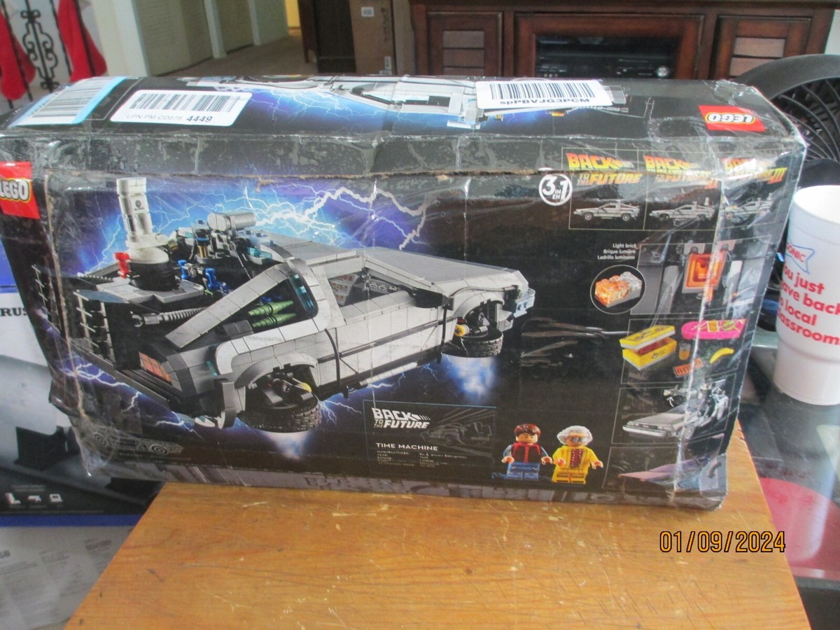 Lego Delorean Regreso Al Futuro