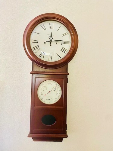 Howard Miller Wall Clock Time Classic with Weather Station | eBay