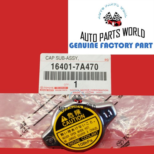 BRAND NEW GENUINE OEM TOYOTA 1998-2005 RAV4 COOLANT RADIATOR CAP 16401 ...