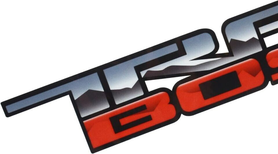 2X 2019-2021 Trail Boss Sticker Vinyl Truck Bed Side Decal Nameplate ...