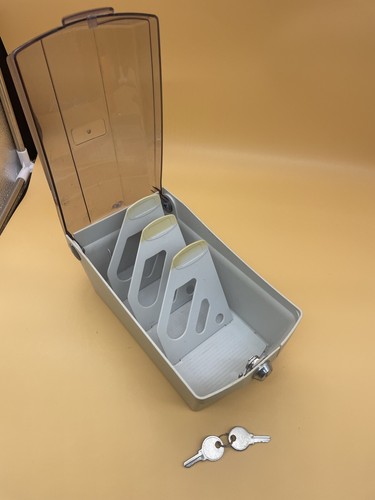 3.5" 3 1/2 Inch Floppy Disk Holder Storage Case with 2 keys and lock | eBay