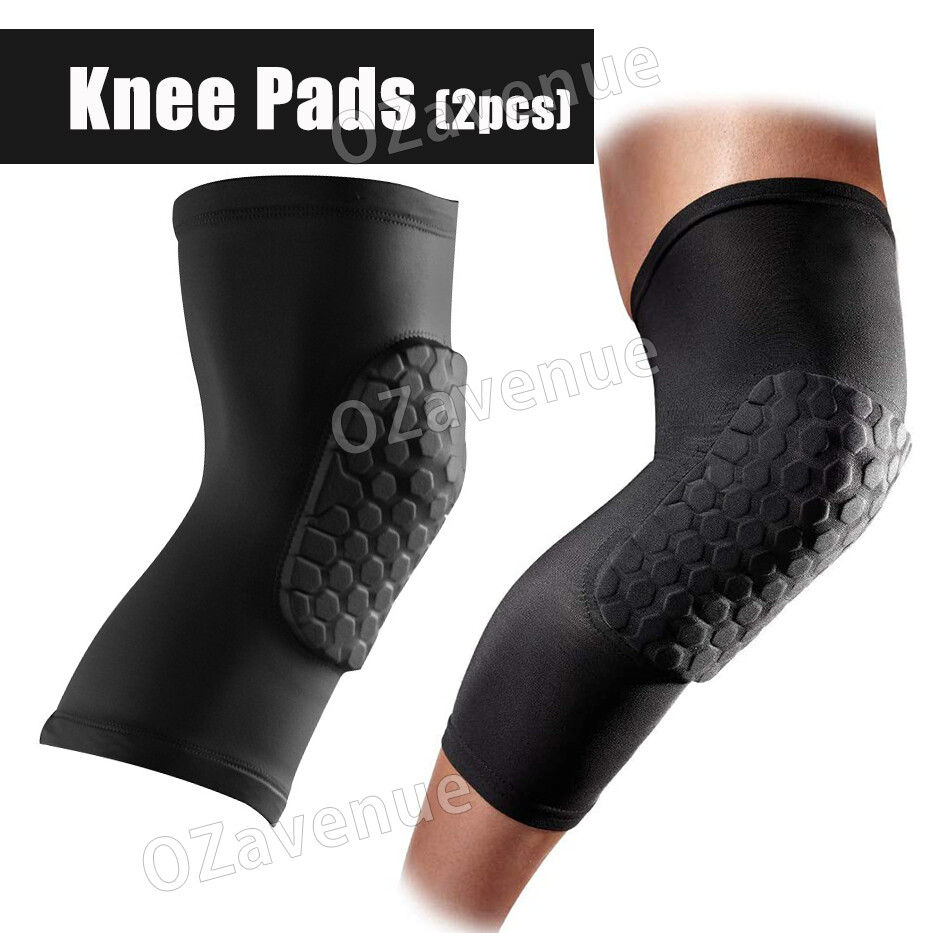 1/2 Youth Pad Honeycomb Leg Support Knee Sleeve Brace Sports Support ...