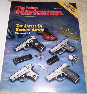 The Police Marksman Magazine November/December 1995 Backup Autos | eBay