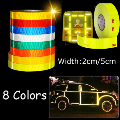 Reflective Stickers Night Safety Warning Self Adhesive Reflector High ...