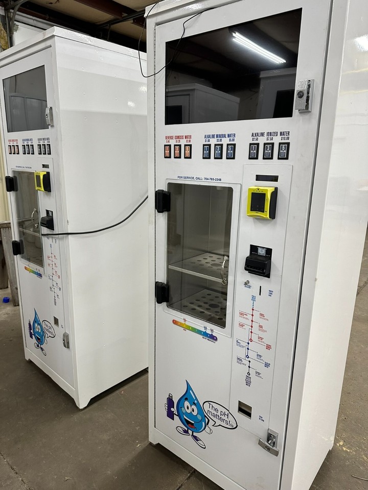 Alkaline Ionized Water Vending Machine 9 selection 1000 GPD Reverse ...