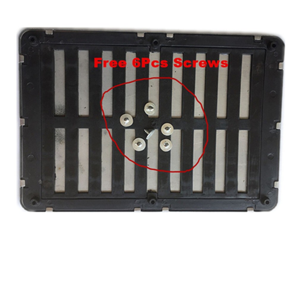 Stainless Steel Plate Carpet Mat Universal Car Interior Floor Mat Foot ...