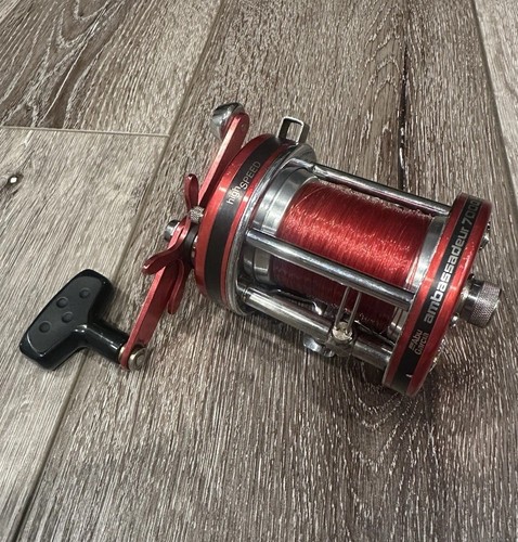 Abu Garcia ambassadeur 7000 Bait Caster Red “High Speed” Vintage | eBay