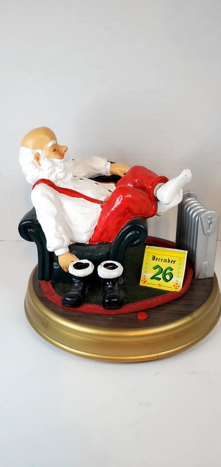 Gemmy Animated Santa Day After Christmas - Plays Music - Moves- light ...
