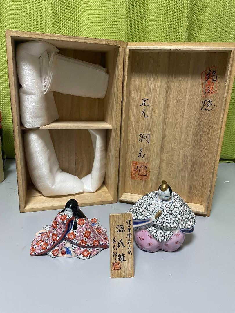 Genji Hina Imari ware porcelain doll by Mantaro Nabeshima doll | eBay