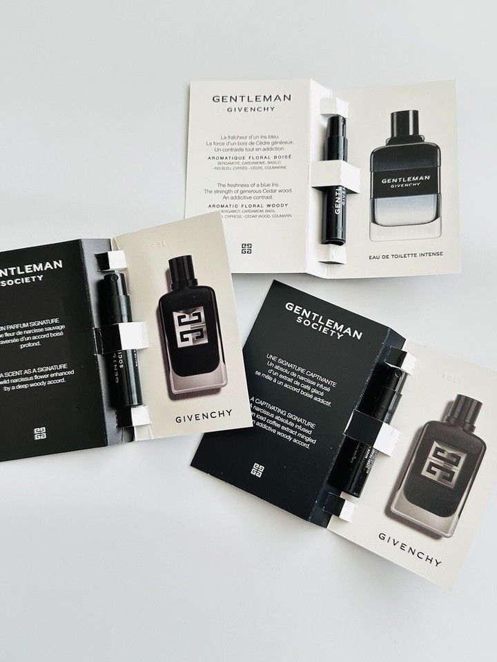 Givenchy Gentleman For Men Sample Size 3pcs (Intense, Society, Society ...