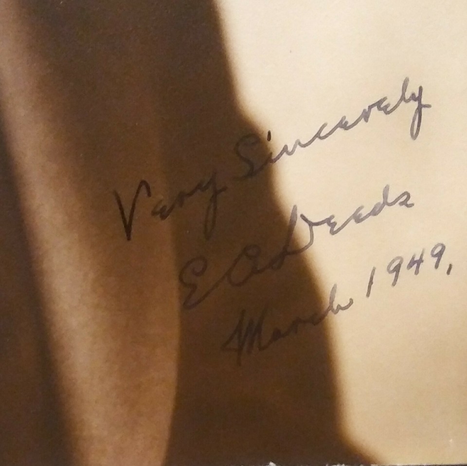 PHOTOGRAPH EDWARD ANDREW DEEDS INVENTER PRESIDEN NATIONAL CASH REGISTER ...