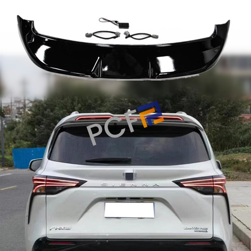 2021-2025 Rear Roof Spoiler Wing w/ Turn/ Brake LED Lights For Toyota ...