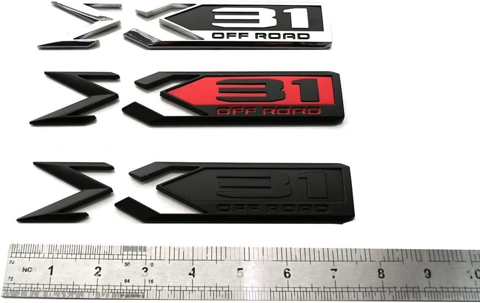 X31 Off Road Emblems for 19-2022 GMC Sierra 1500 Genuine GM 84682662 ...