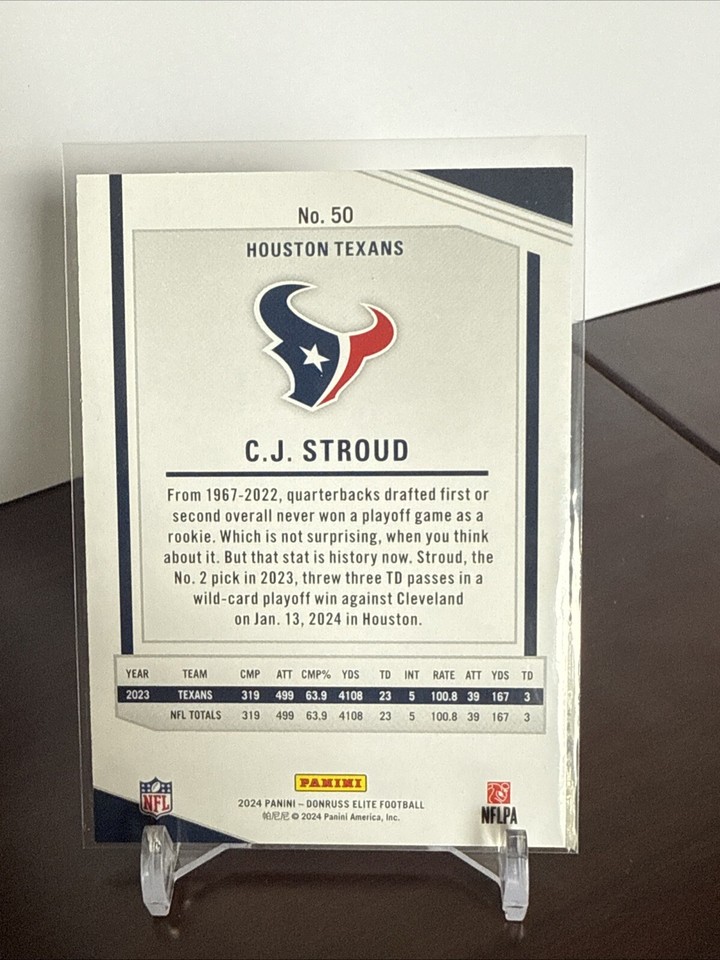 2024 Donruss Elite C.J Stroud Green Disco Houston Texans #50 | eBay