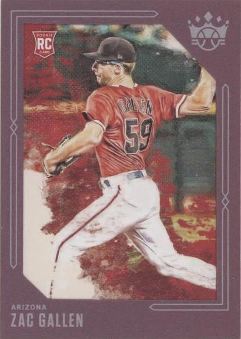 2020 Panini Diamond Kings - Zac Gallen #51 Plum Frame (RC) for sale ...