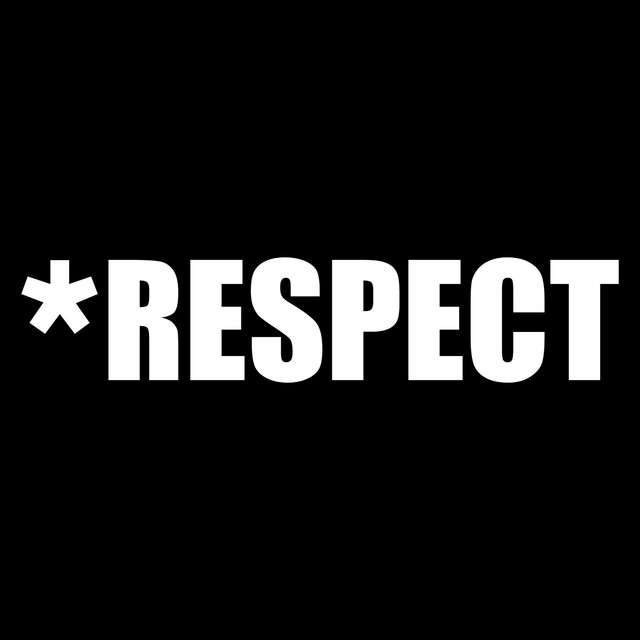 Respect Sticker - Auto Driver Respect Decal - Choose Color Size | eBay