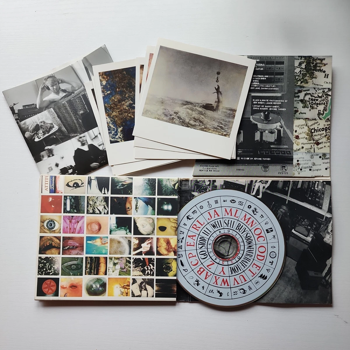 Pearl Jam No Code Polaroids