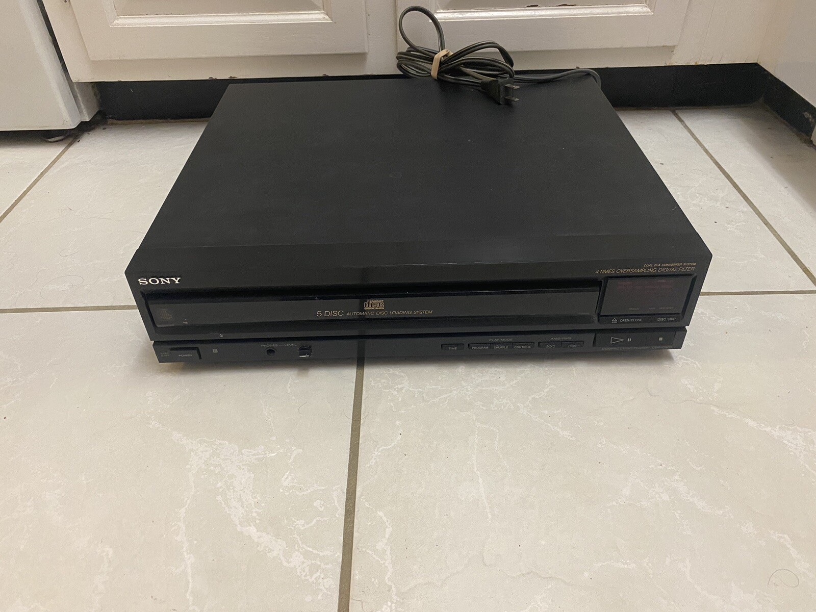 Sony CDP-C500 CD Changer 5-Disc CD Player No Remote Tested Works | eBay