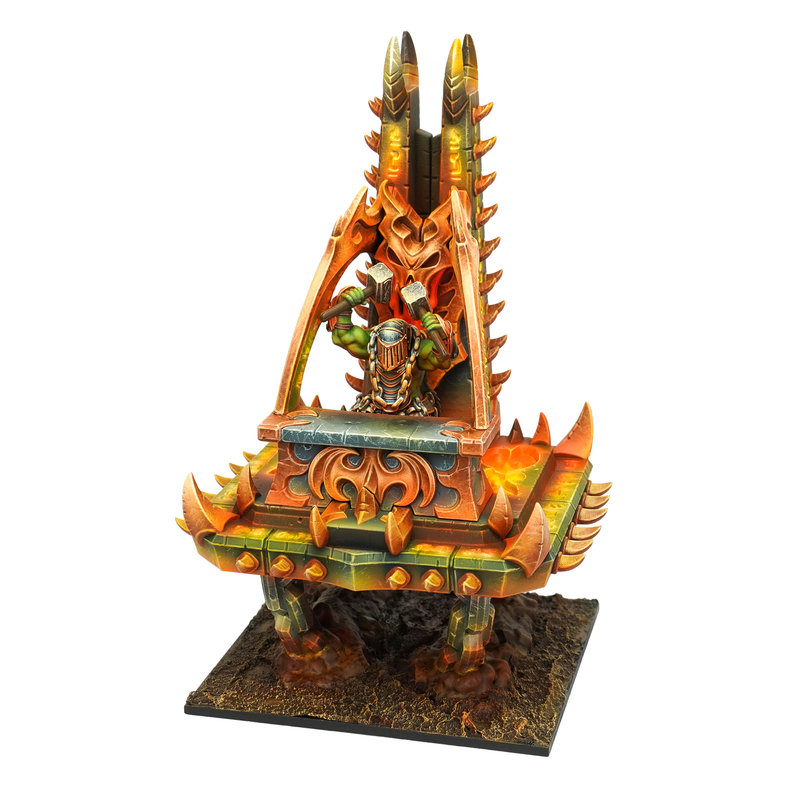 Riftforged Orc Stormforged Shrine - Kings of War Mantic Rift Forged ...