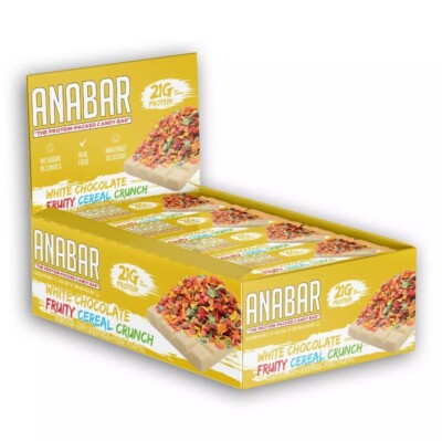 Anabar Fruity Cereal Crunch 12 Protein Bars Final Boss Performance 21 ...