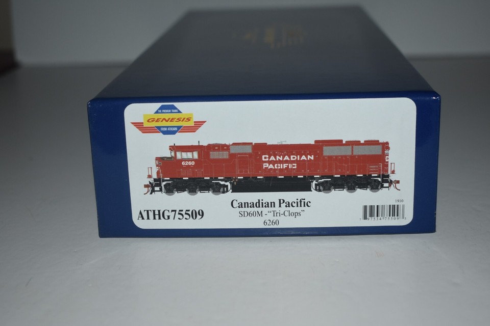 HO Scale New Athearn 75509 Canadian Pacific SD60M Diesel Locomotive ...