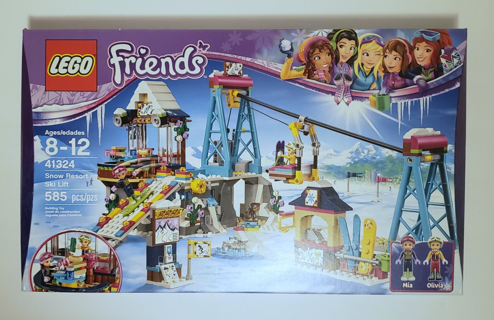 LEGO FRIENDS: Snow Resort Ski Lift (41324) RETIRED Sealed 673419265355 ...