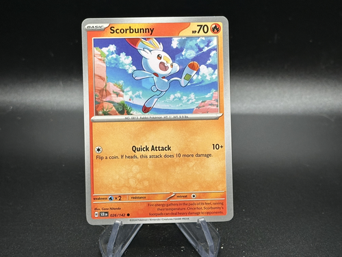 Scorbunny - 26/142 Stellar Crown - Pokémon TCG | eBay