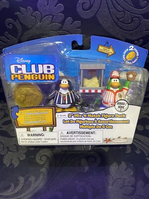 Club Penguin Mix 'N Match Series 7 Baseball Player And Referee Sealed ...