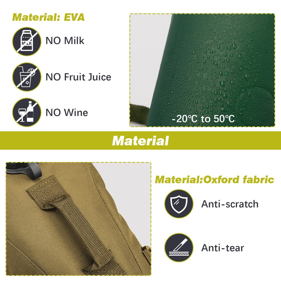 2-10L Water Bladder Bag Hydration System Backpack Survival Pack Camping ...