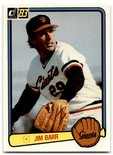 1983 Donruss Jim Barr San Francisco Giants #398 | eBay