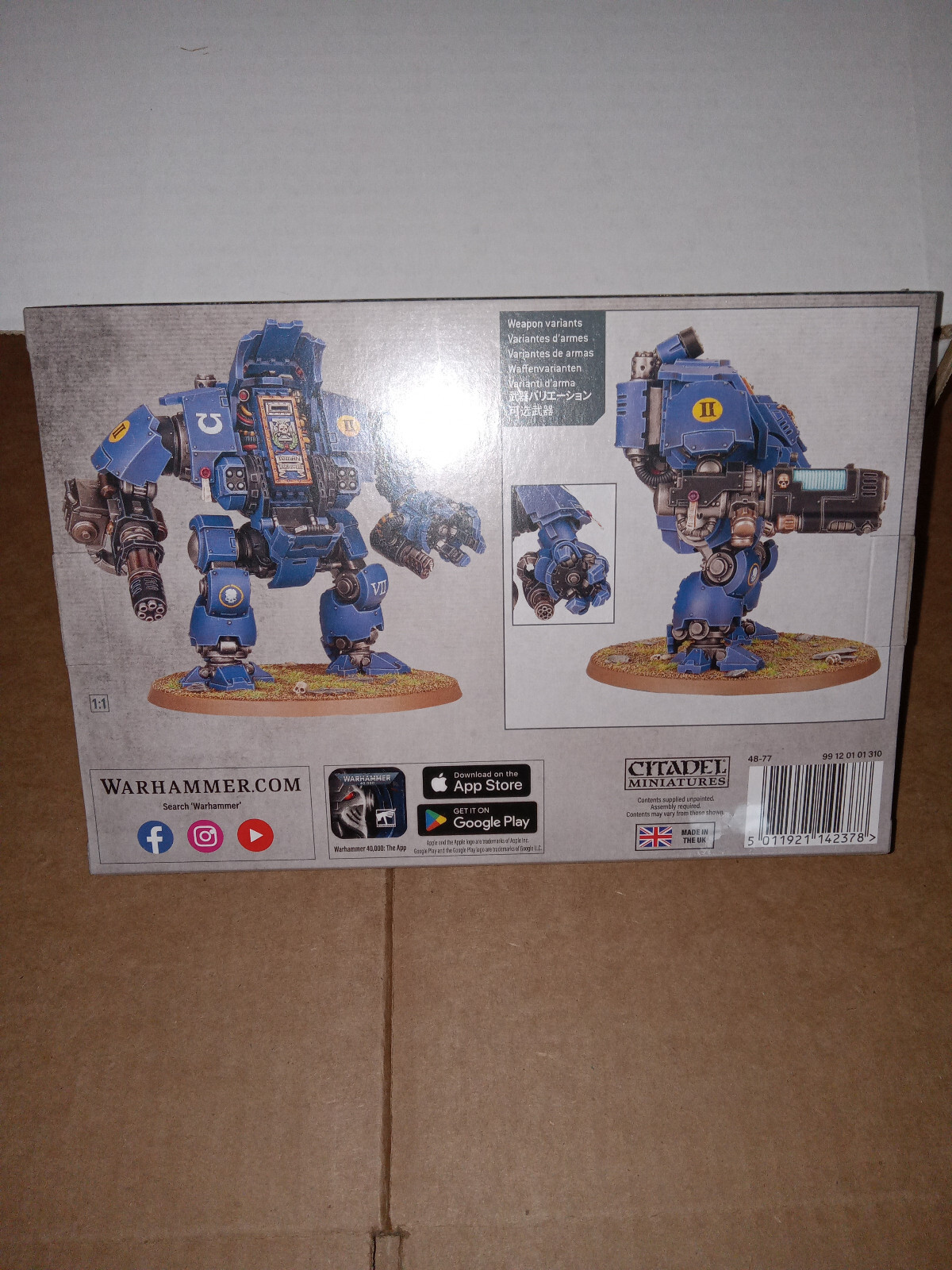 Warhammer 40k Space Marines Redemptor Dreadnought - New in Box - Lot P ...