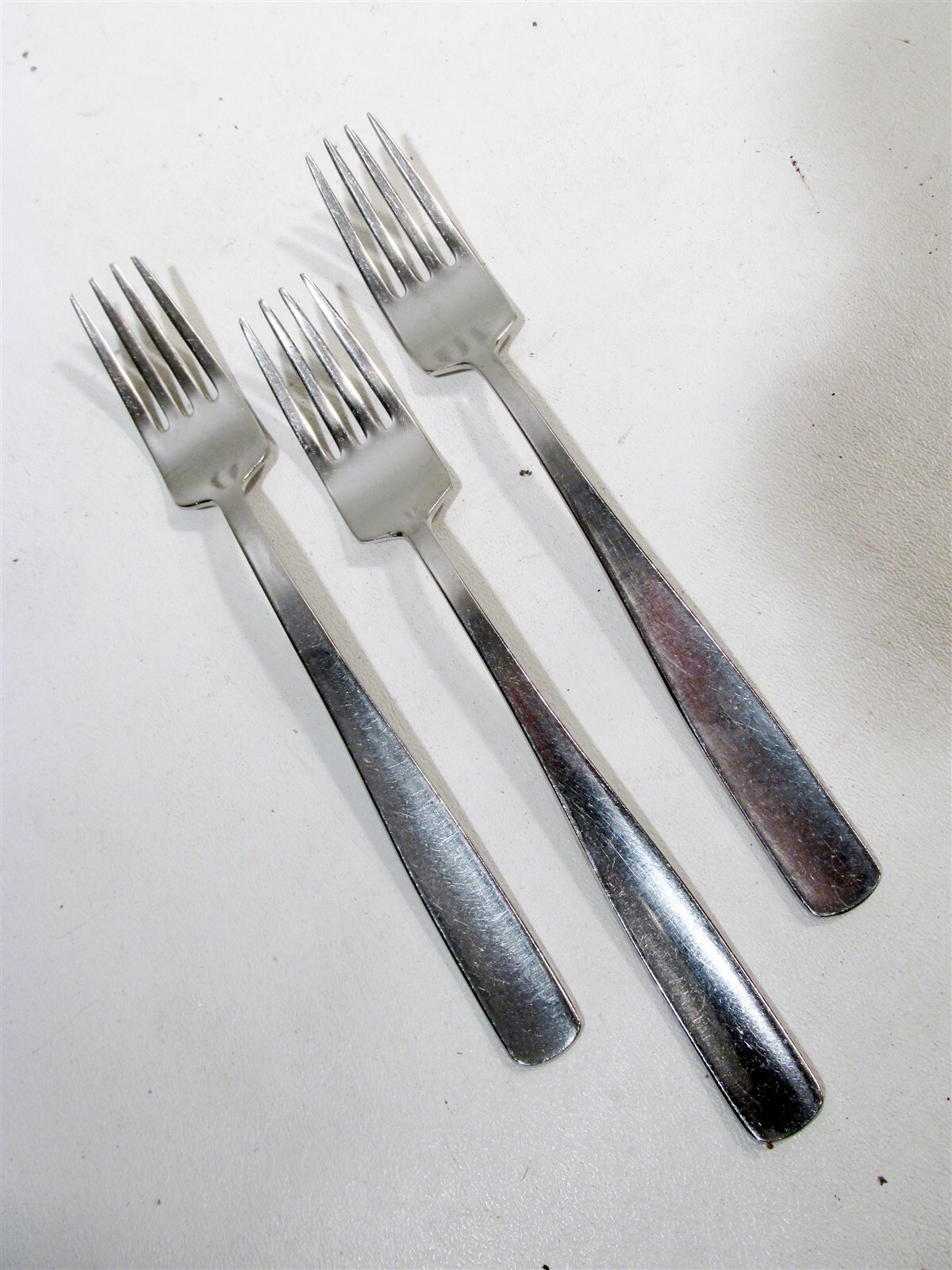 Midcentury Gense Stainless Sweden Facette 3 Dinner Forks Folke Arstrom | eBay