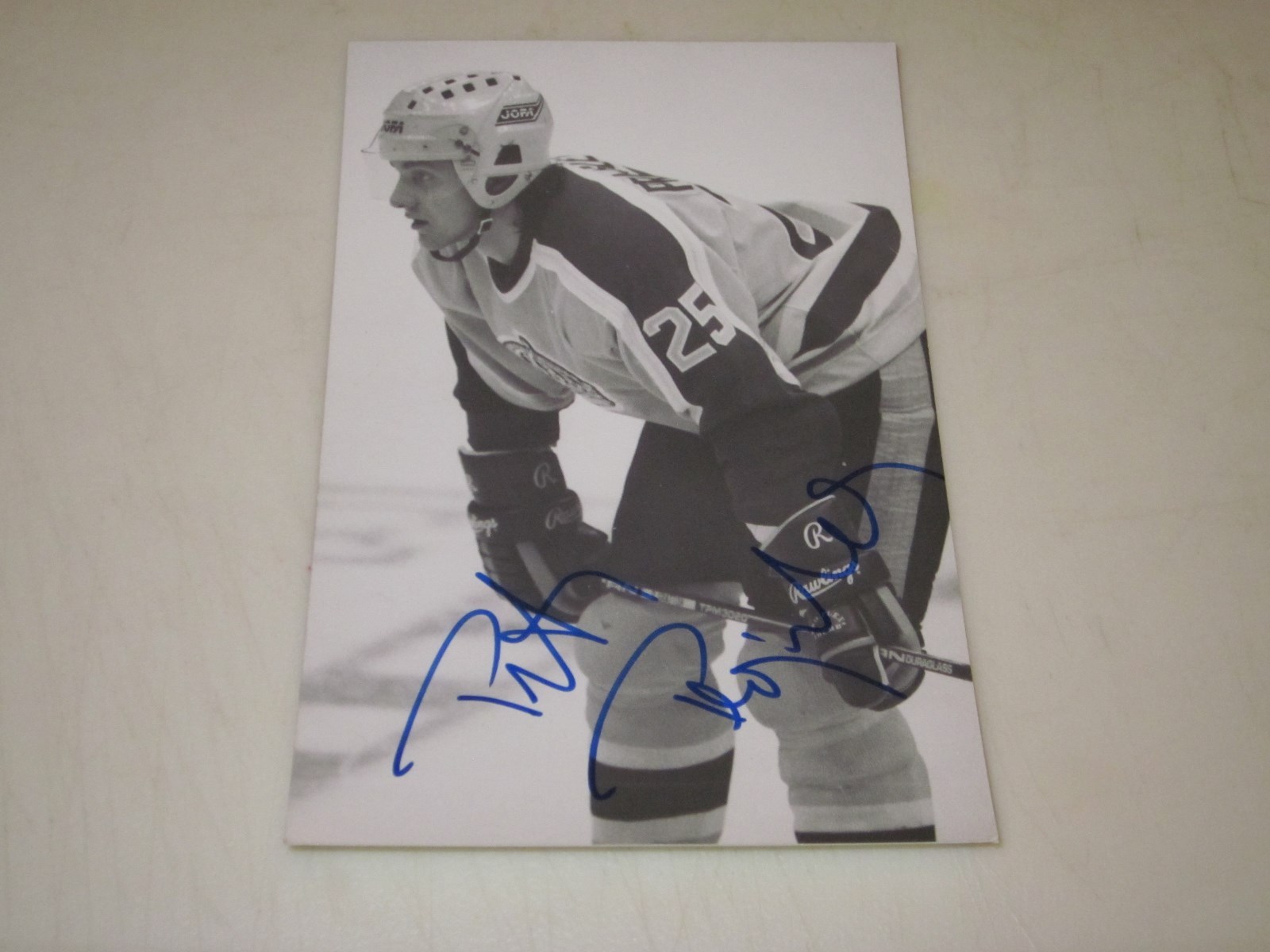 Petr Prajsler AUTOGRAPHED MEL BAILEY POST CARD - 1987-88 LA KINGS RARE ...