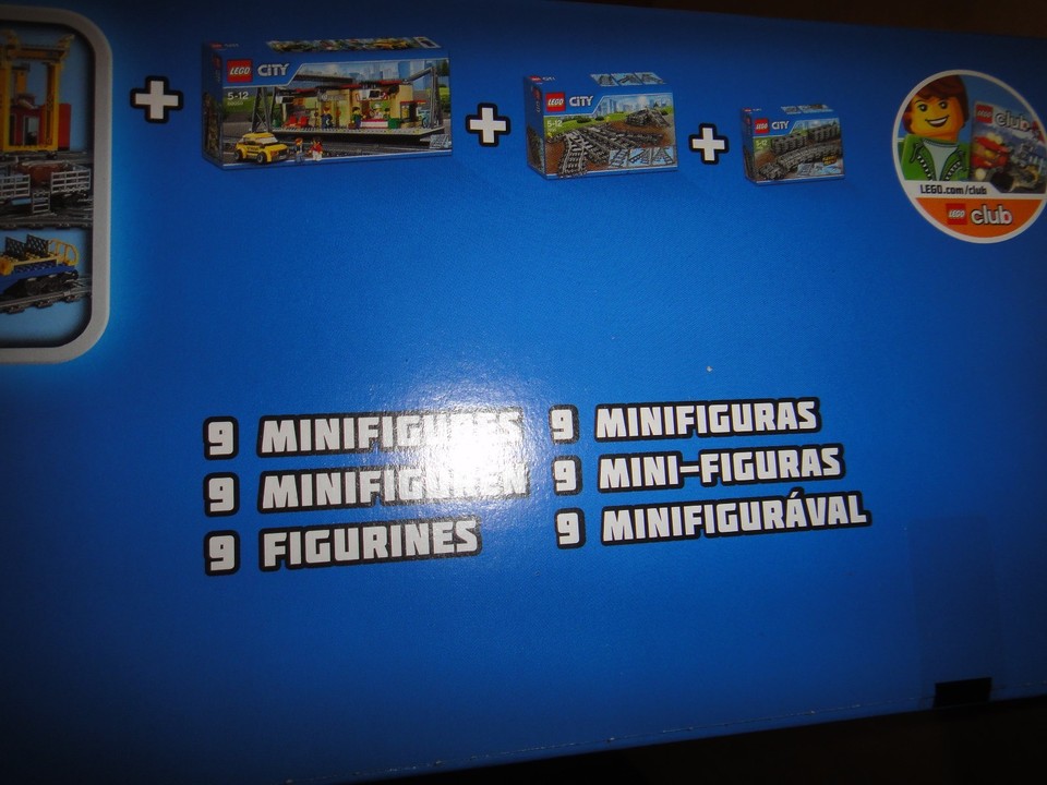 Lego City 66493 Remote Control Cargo Train, Station, Tracks And Power ...