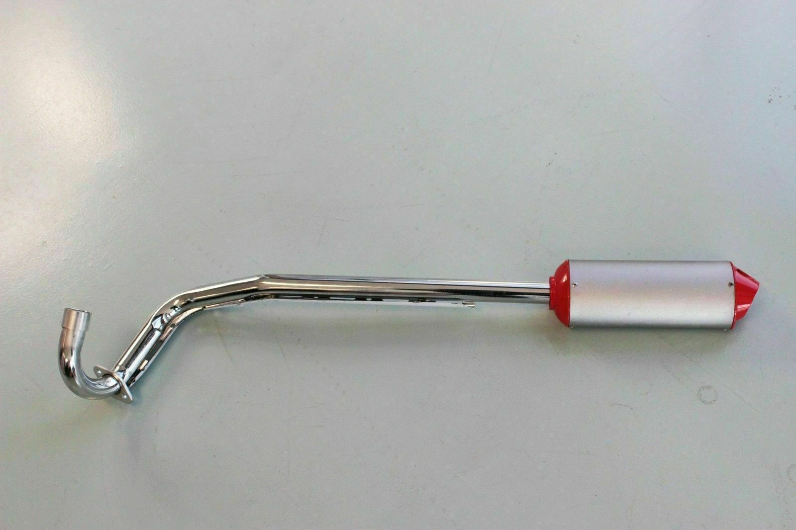 28mm RED MUFFLER PIPE EXHAUST OVAL 4 HONDA XR50 CRF50 110/125 CC DIRT ...