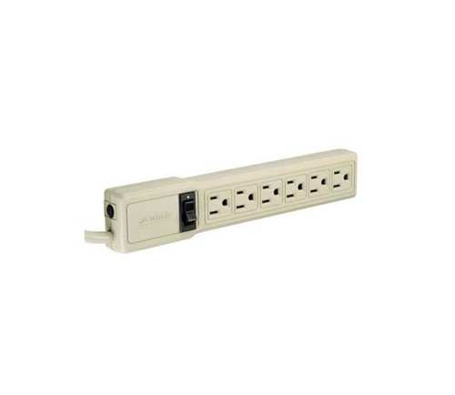 Tripp Lite SL Waber PS6 6-Outlet Power Strip Surge Protector 4 Ft Cord ...