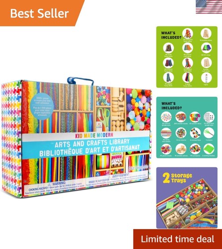 Arts and Craft Kit – A DIY 3.8 Pounds of Hobby Craft Supplies ...
