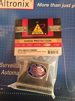 Ditek DTK-2MHLP12BWB Data Signaling Circuit Surge Protector Snap Track ...