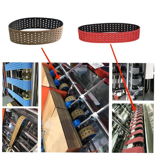 Perforated Conveyor Belt Feeder Belts For Carton Box Folding and Gluing ...
