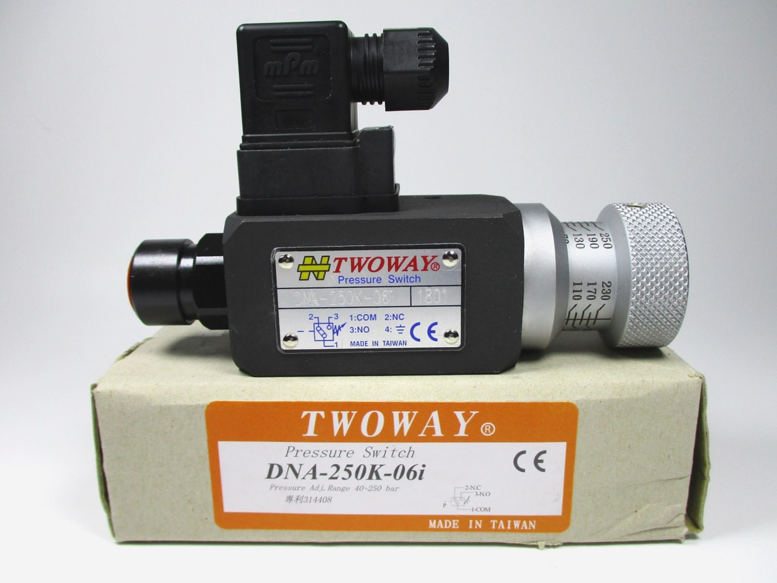 New For TWOWAY Hydraulic Pressure Switch Relay Valve DNA-250K-06I | eBay