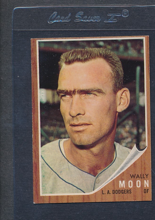 1962 Topps #190 Wally Moon Dodgers EX *1737 | eBay