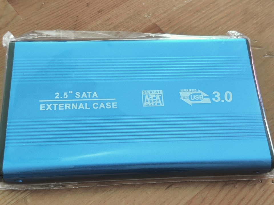 External Backup Hard Drive Case USB 3.0 Enclosure for 2.5" Portable HDD ...