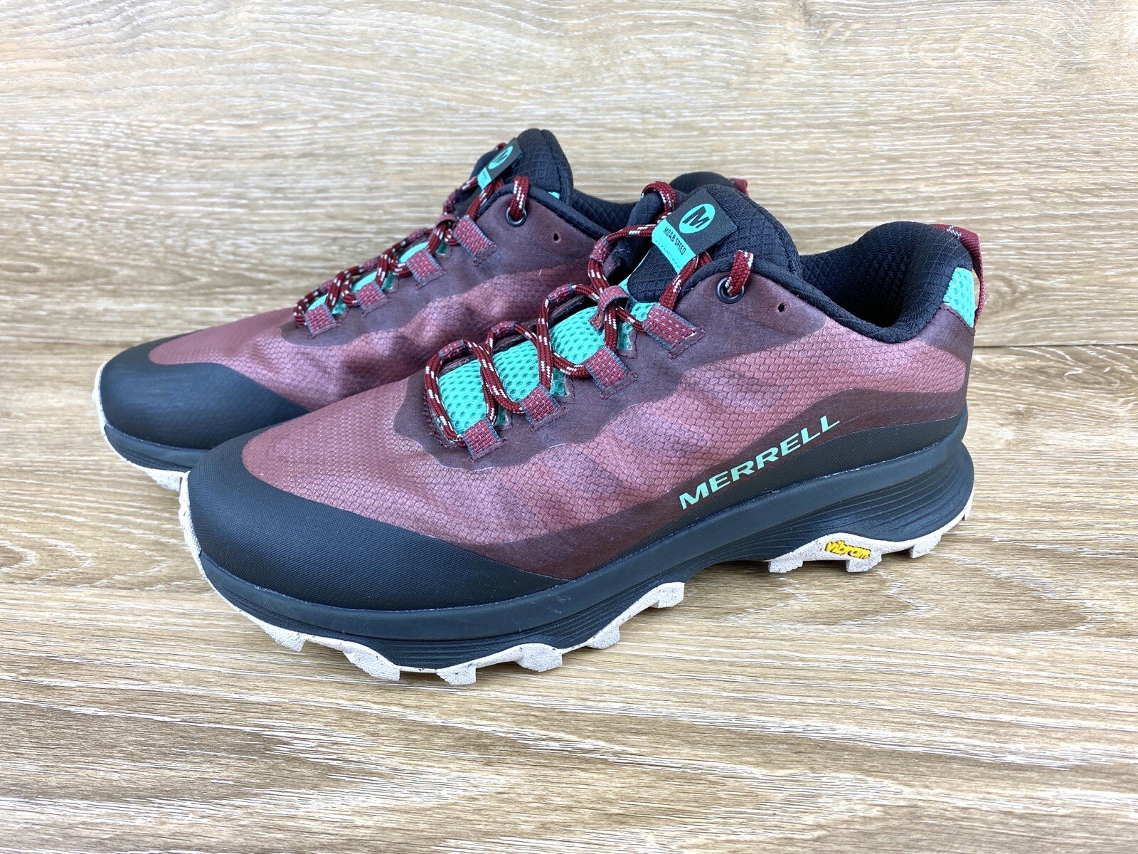 Merrell Moab Speed Burlwood Vibram Soles Hiking Trail… - Gem