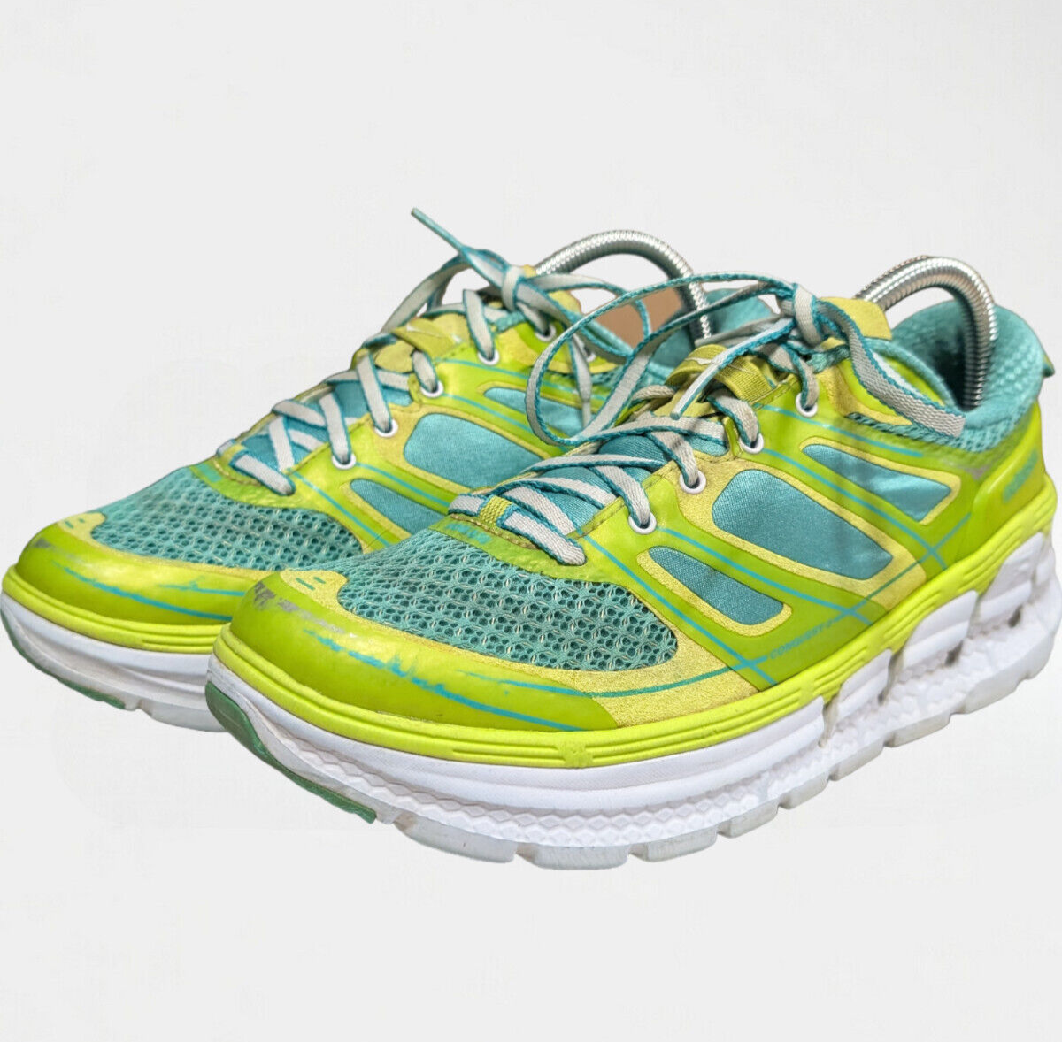 Hoka One One Conquest 2 Women's Sz 9 Running Shoes Blue Green 1007859 ...