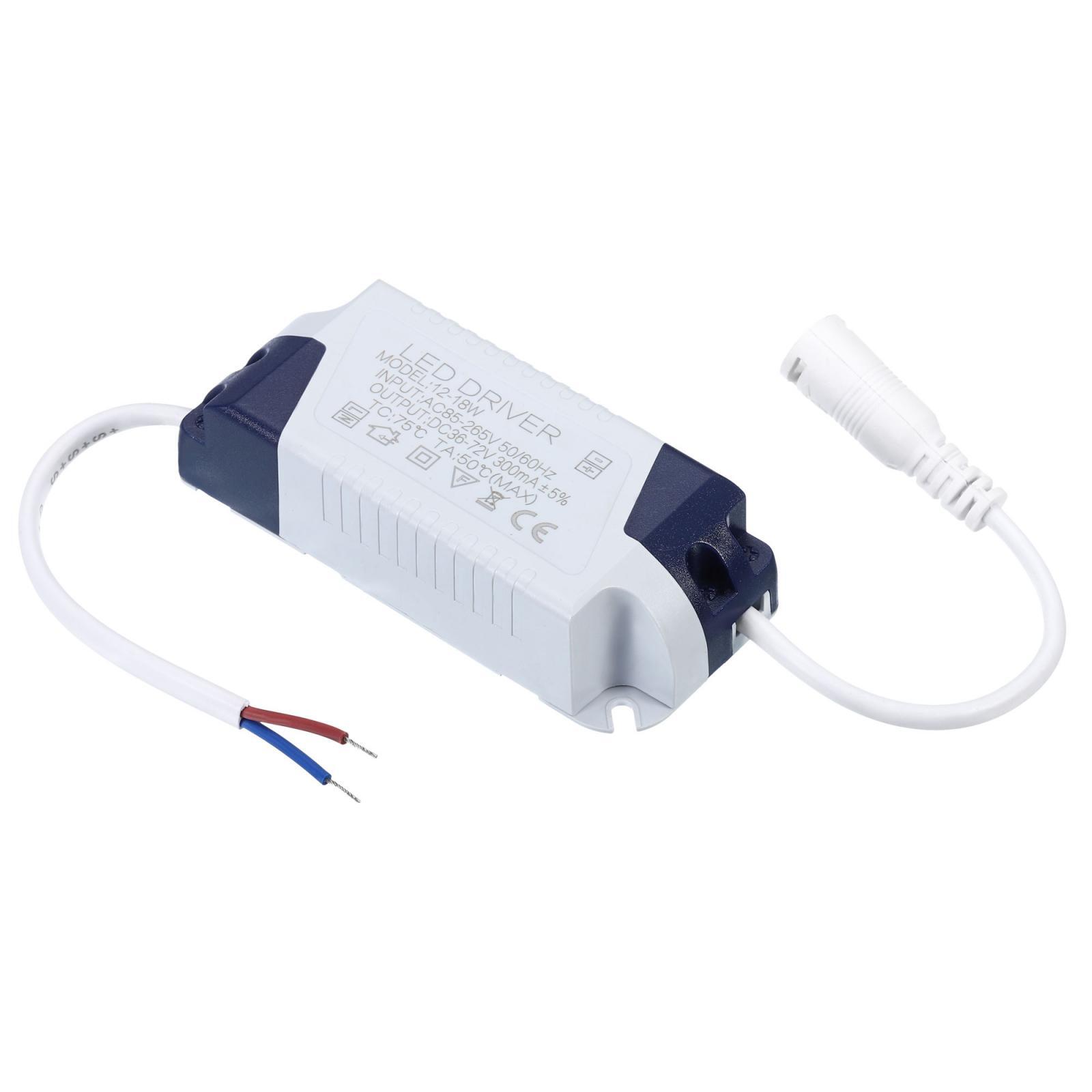12-18W 300mA LED Driver AC 85-265V Output 36-72V DC Female Connector ...