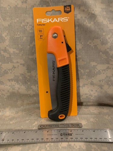 Emergency/Survival: FISKARS 7" Folding Saw, Steel Blade with Non-Slip ...